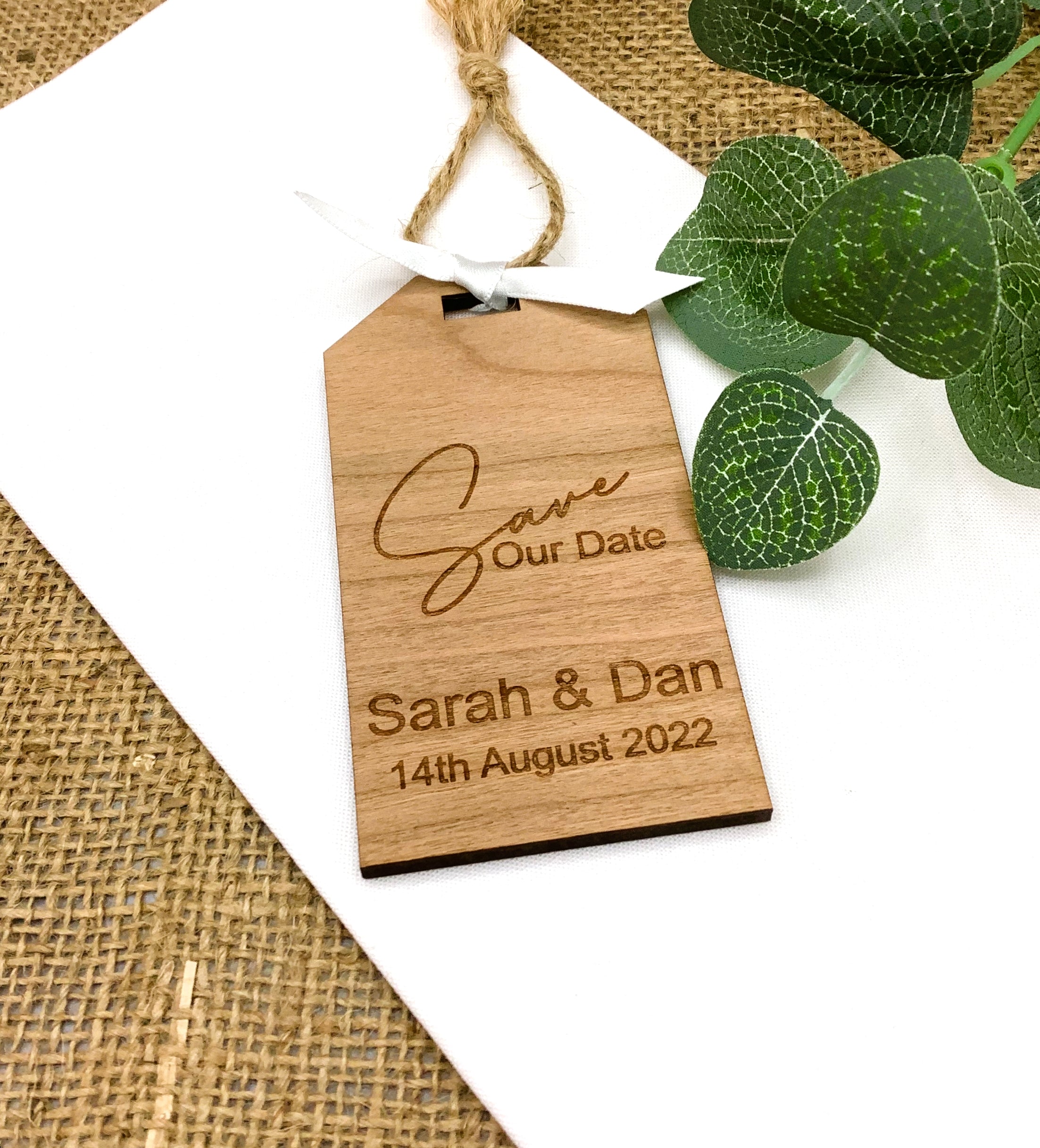 Save the Date Tag – Milo & Luna's